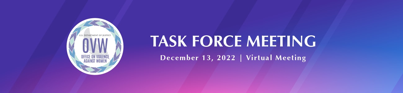 Task Force Meeting | OVW Consultation